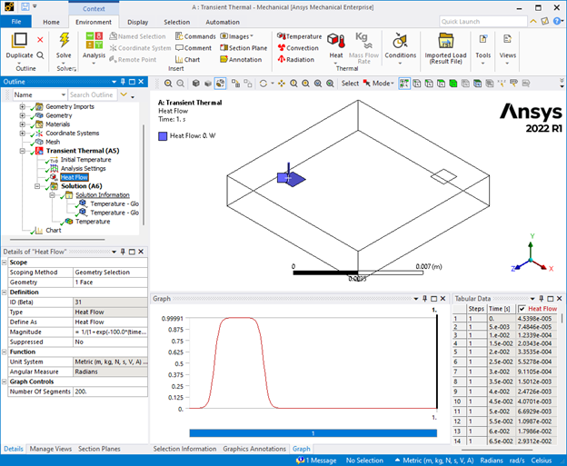 Where is Step function in Ansys Mechanical?
