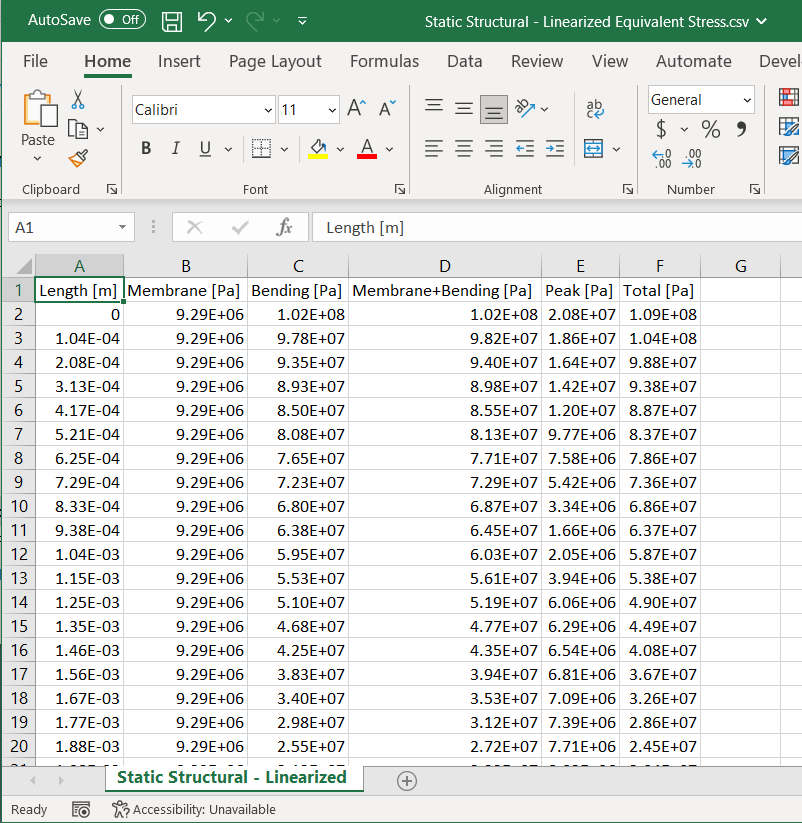 Using Python to Export Tabular Data from within ANSYS Mechanical