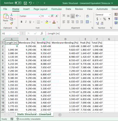 Using Python to Export Tabular Data from within ANSYS Mechanical
