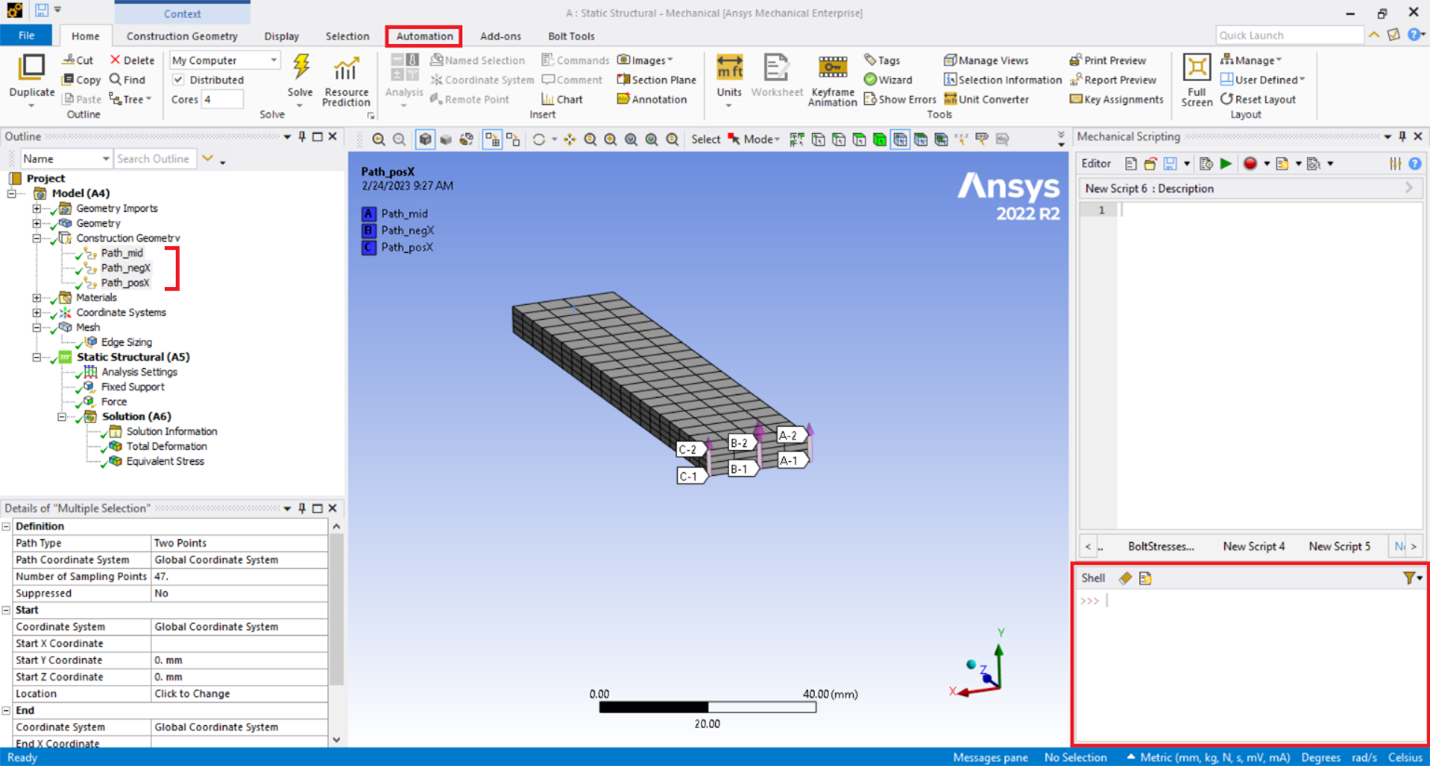 Using Python in ANSYS Mechanical to Search the Tree & Generate Scripts