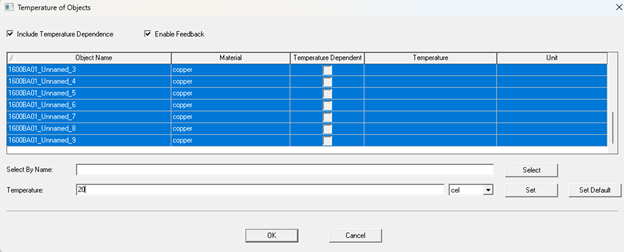 BusBars power lines AC and thermal analysis using Q3D and Icepak