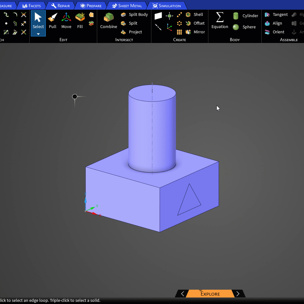 Geometry Preparation using Ansys Discovery for Beginners