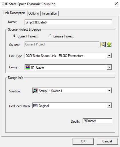 Cable Simulation using Ansys 2D Extractor and Simplorer