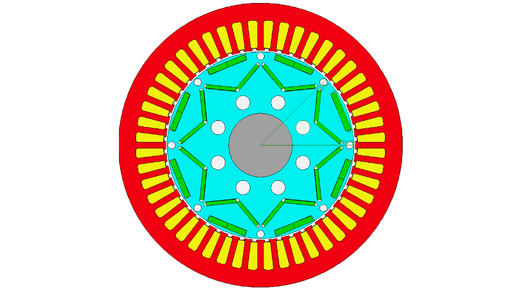Ansys Motor-CAD: Overview of an IPM Motor Emag Model