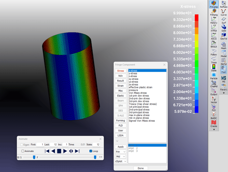 Transforming Stress into a User-Defined Coordinate Frame in LS-DYNA
