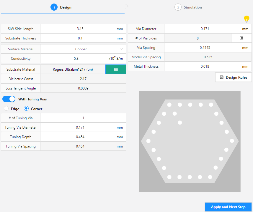 SIW Bandpass Filter Design and Optimization Using SynMatrix