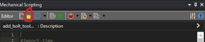 Creating Bolt Tools for Postprocessing in Ansys Mechanical using Python Scripting