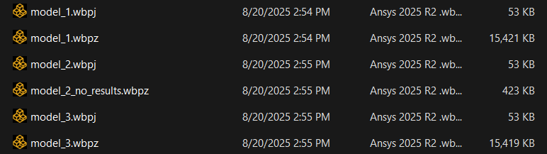 How to Archive a Group of Ansys Workbench Projects Using Python