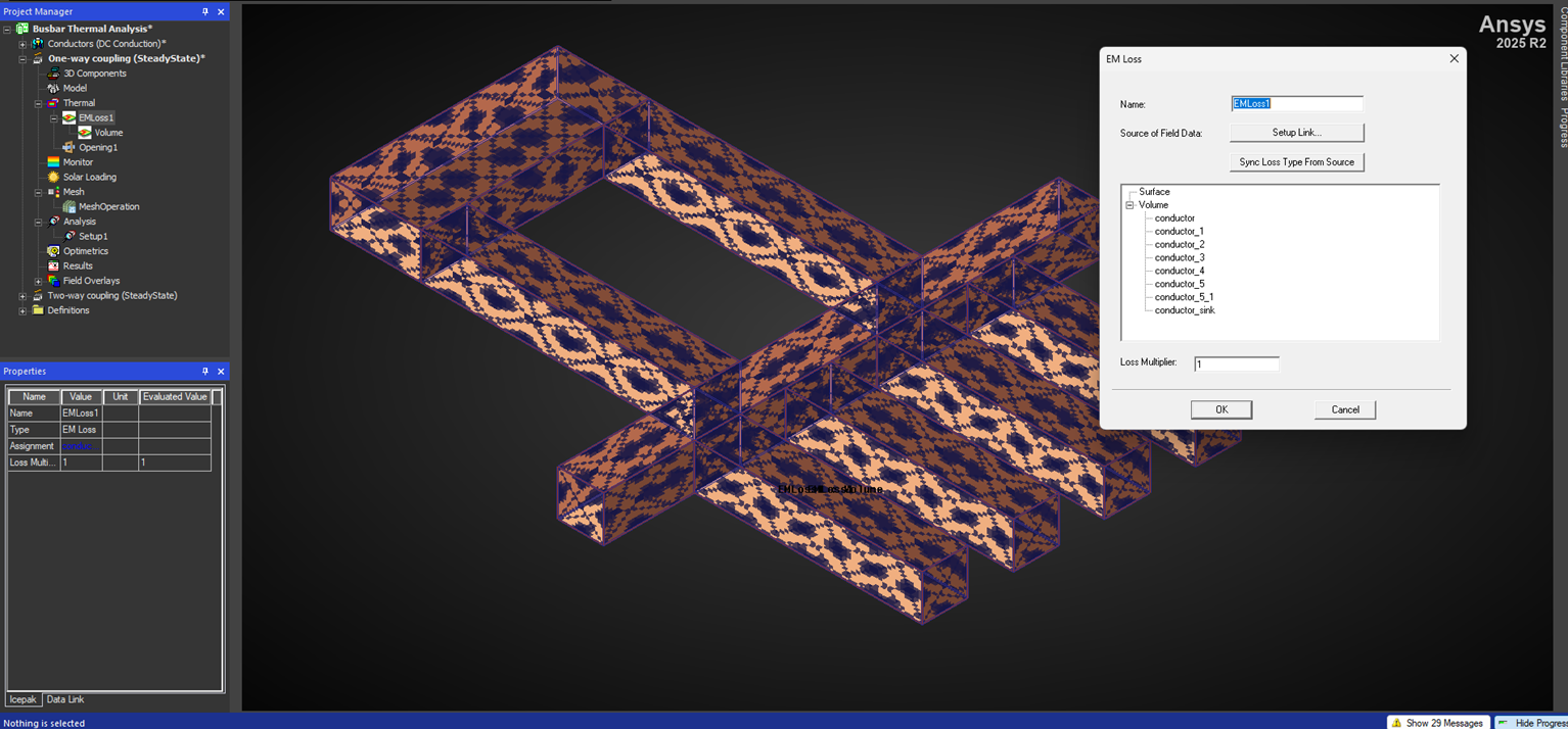 One-Way vs. Two-Way Coupling: Busbar Thermal Analysis in Ansys Maxwell ...