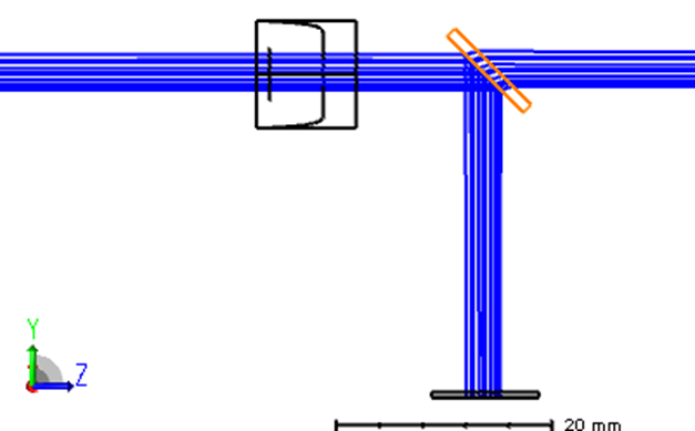 Modeling Beam Splitter with Customized Splitting Ratio