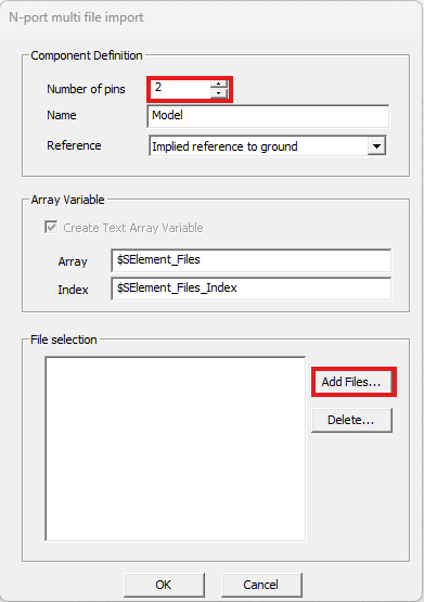 Importing Multiple Touchstone Files into ANSYS Electronics Desktop