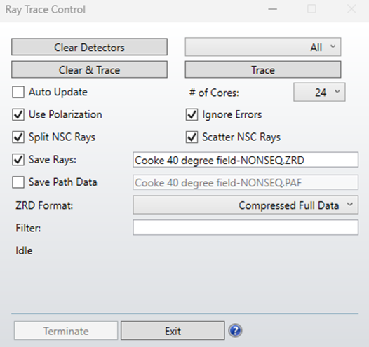 Stray Light Analysis for Camera Lens in Zemax Non-sequential Mode
