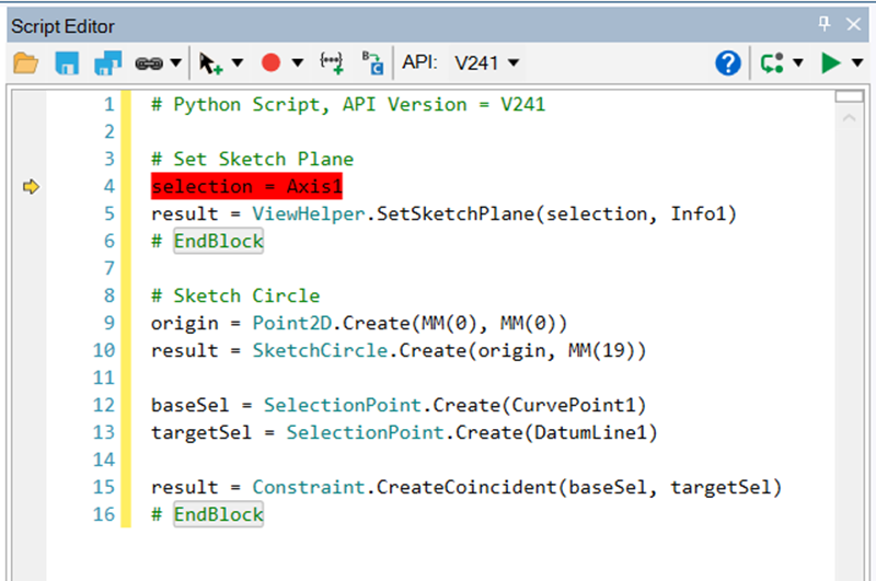 Create Parameterized Phython Scripting in SpaceClaim to Generate ...