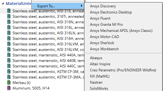 An Overview of GRANTA Material Selector