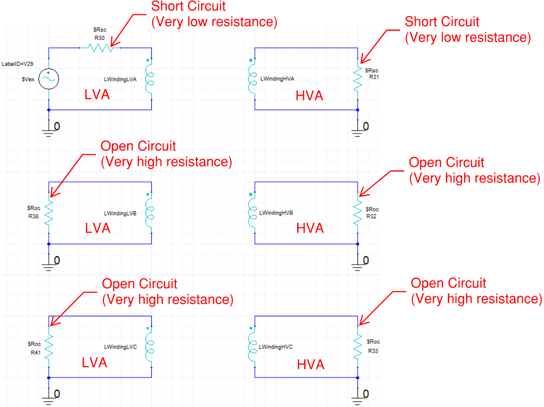 Ansys Maxwell: 3PH Transformer Inductance Calculations