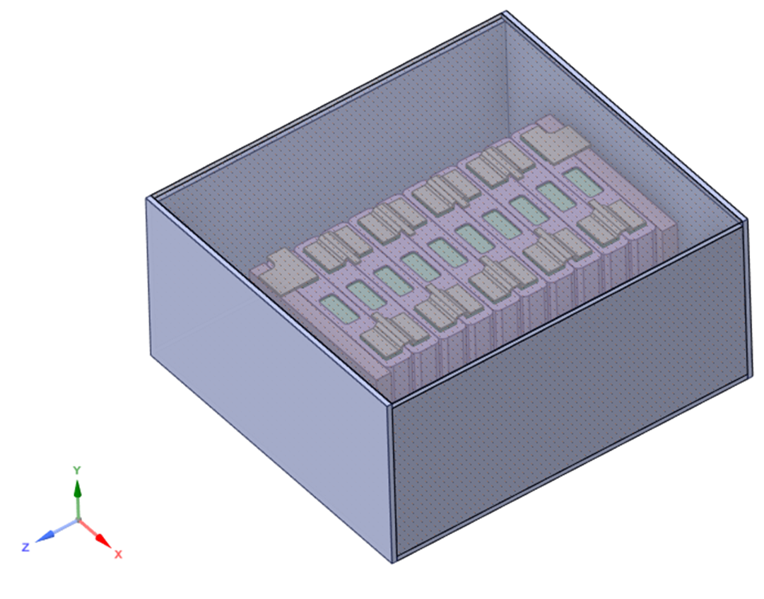 CFD Simulation Strategies for Battery Modules in a Rack Cabinet