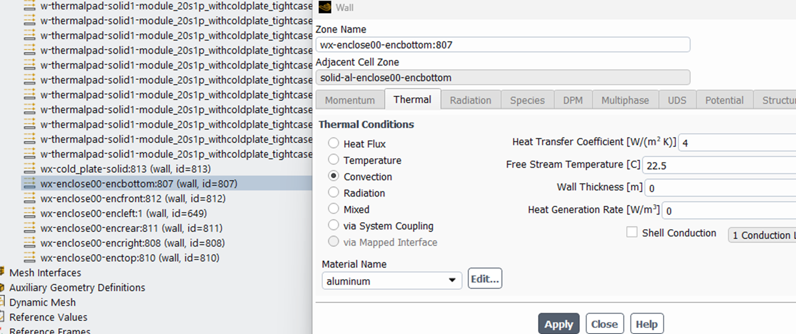 CFD Simulation Strategies for Battery Modules in a Rack Cabinet