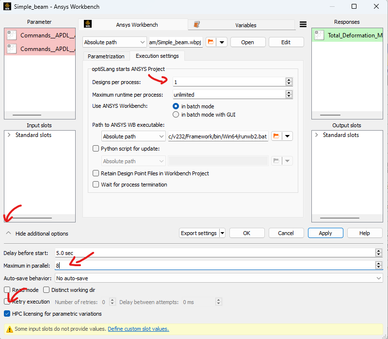 How to Run Multiple Parametric Design Studies Concurrently with Ansys OptiSlang
