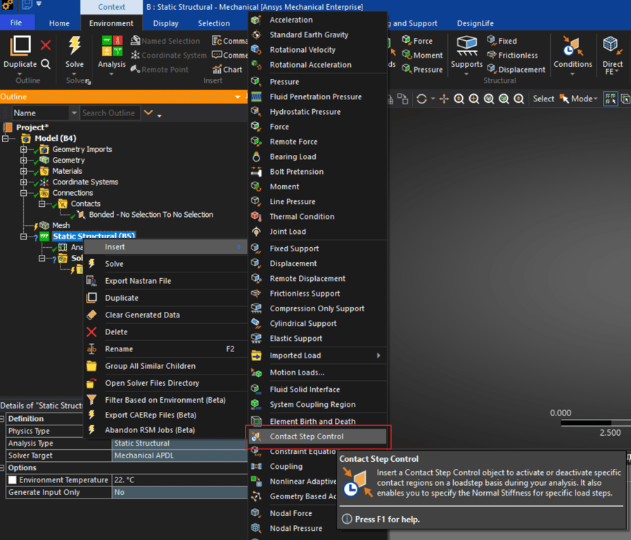 Resolving Interference Fits in Ansys Mechanical