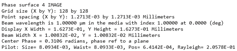 Physical Optical Propagation Basis in Zemax