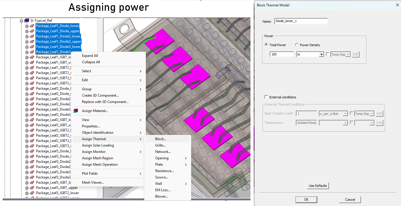 Modeling Liquid Cooling for Inverters with Ansys IcePak AEDT