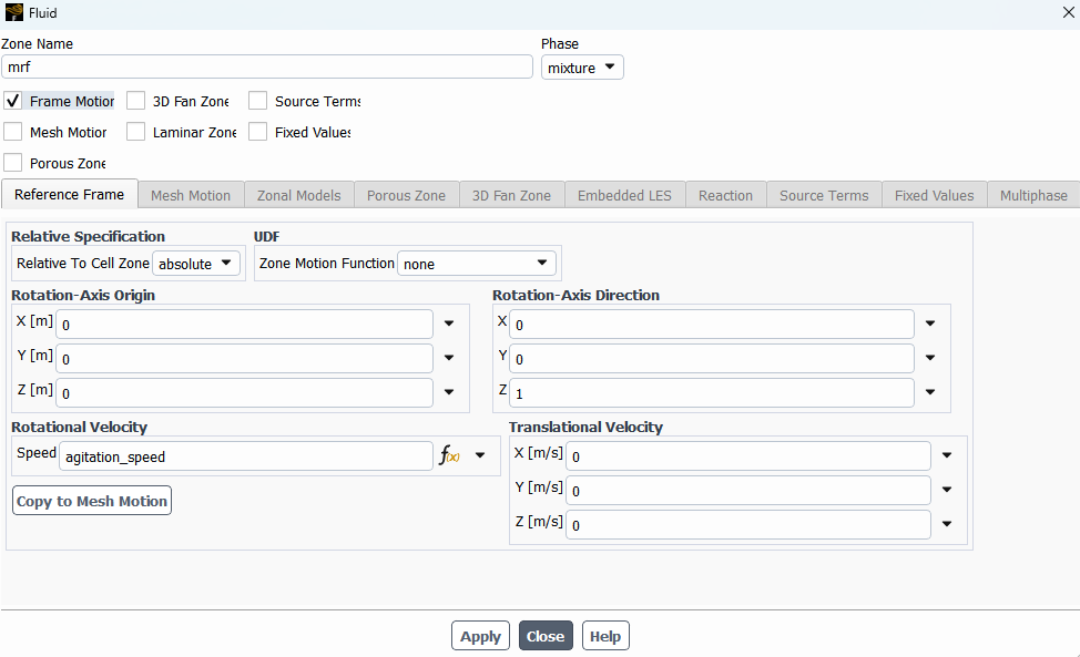 Simulation of Steady Vortex in a Stirred Tank using Ansys Fluent Software Parametric Workflow