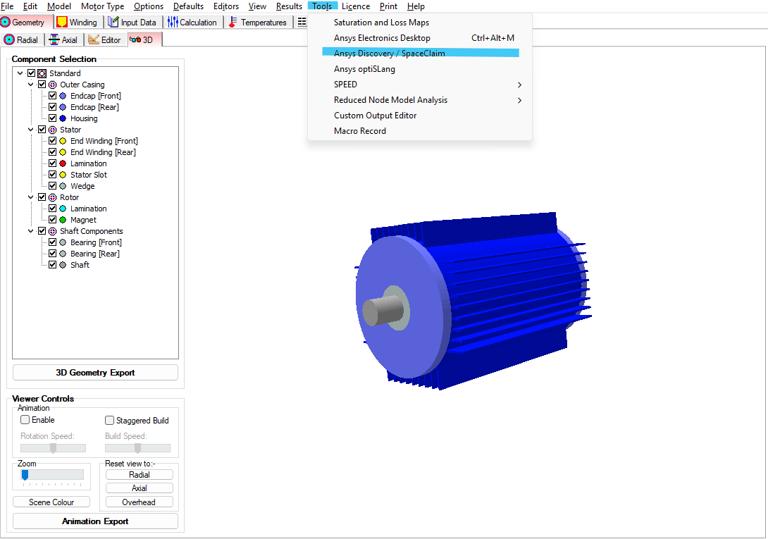 How to Simulate Electric Motor Temperature Using Ansys Motor-CAD and Icepak