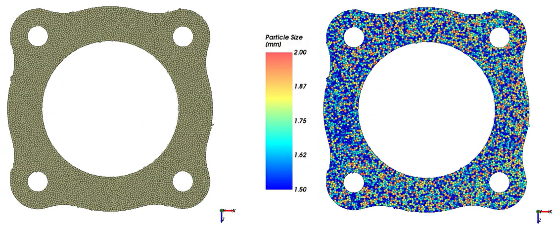 Simulation Of Metal Sintering Process Using Dem