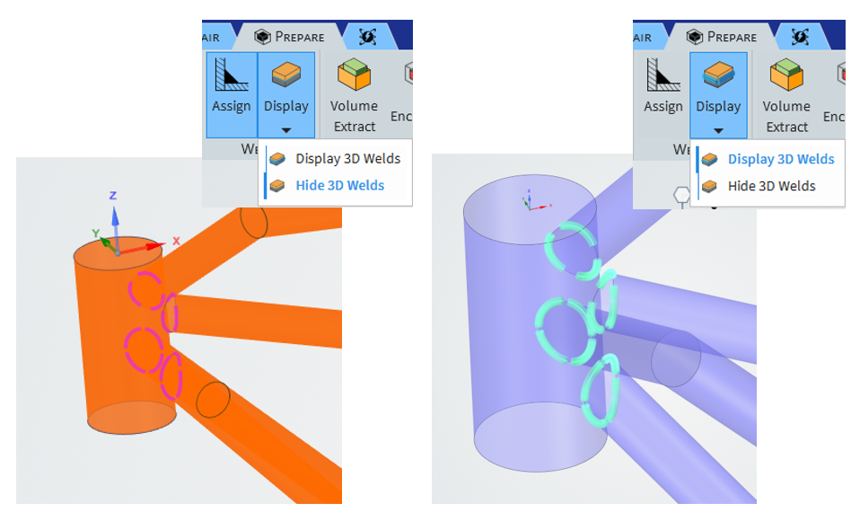 Creating Fillet Welds efficiently using Ansys Discovery.