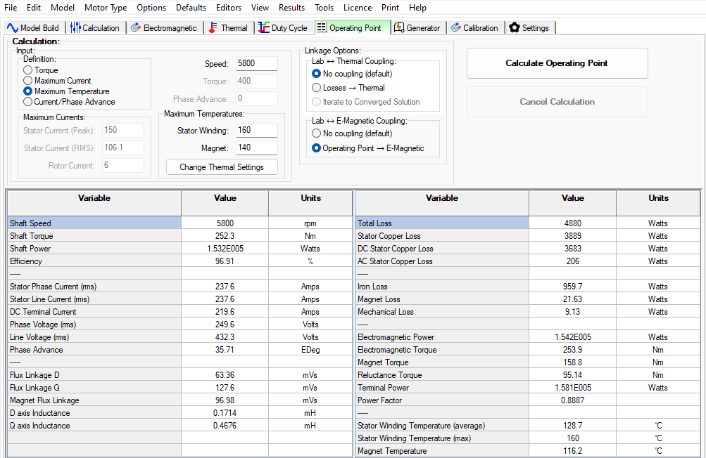 Ansys Motor-CAD: Thermal Analysis