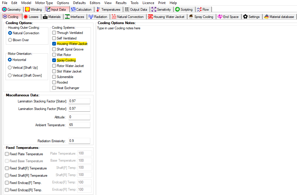 Ansys Motor-CAD: Thermal Analysis