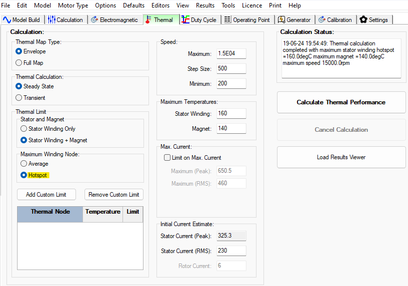 Ansys Motor-CAD: Thermal Analysis