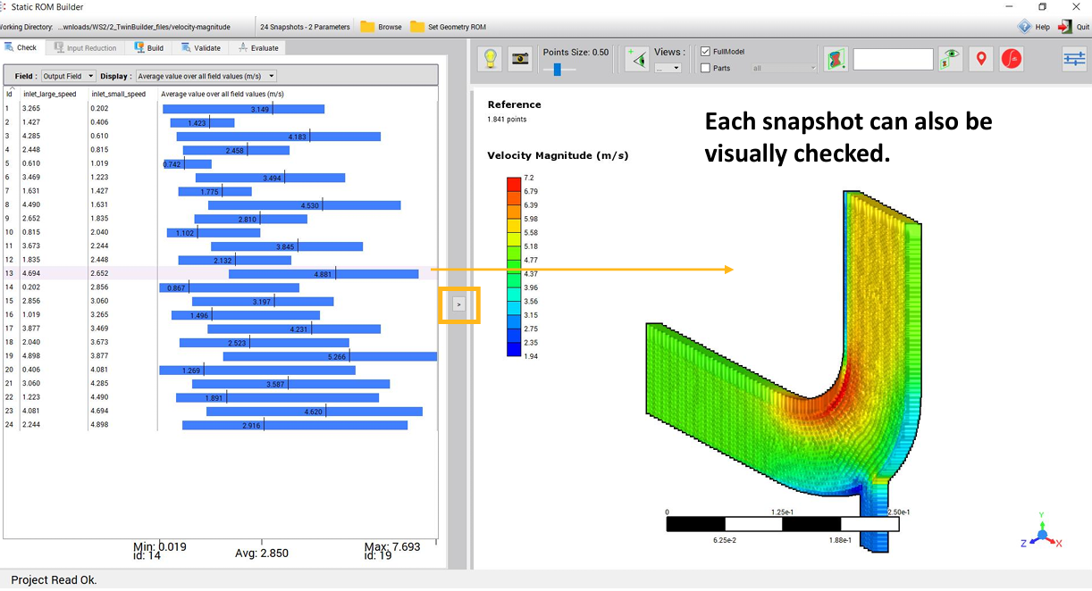 Twin Builder CFD Example: Building, Validating, and Evaluating Static ROM