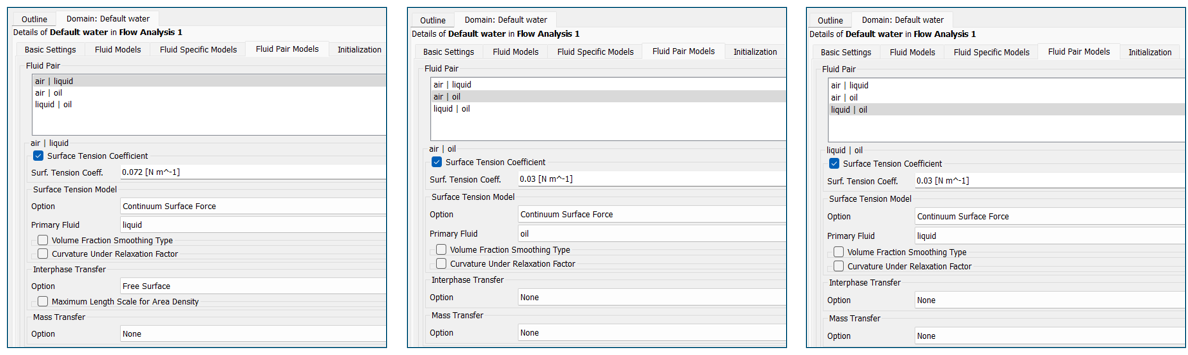 Oil Slicks - 3-phase stratified and free surface flow CFX simulation