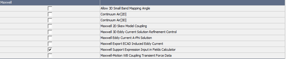 Using Expression Input in HFSS and Maxwell's Fields Calculator