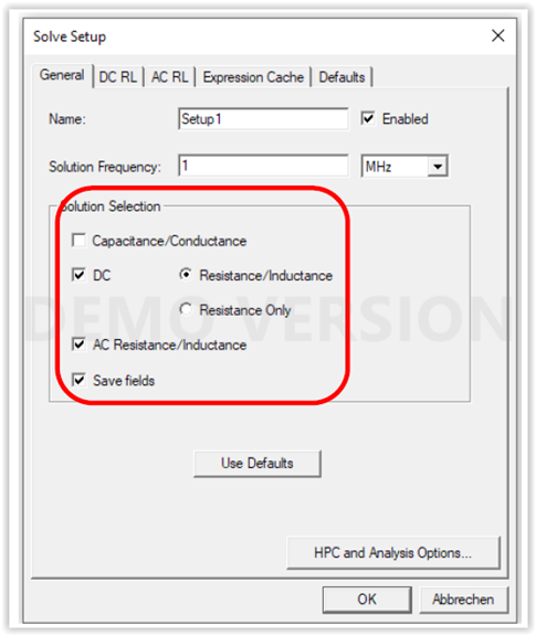 Calculating Die Leads’ AC and DC R and L using Q3D