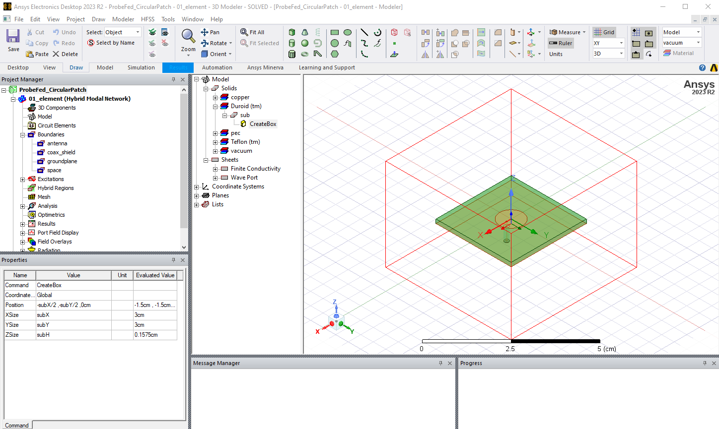 Antenna Design using Ansys HFSS