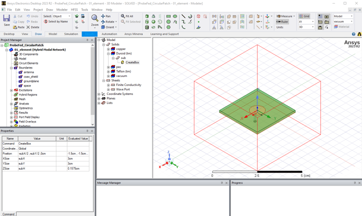 Antenna Design using Ansys HFSS