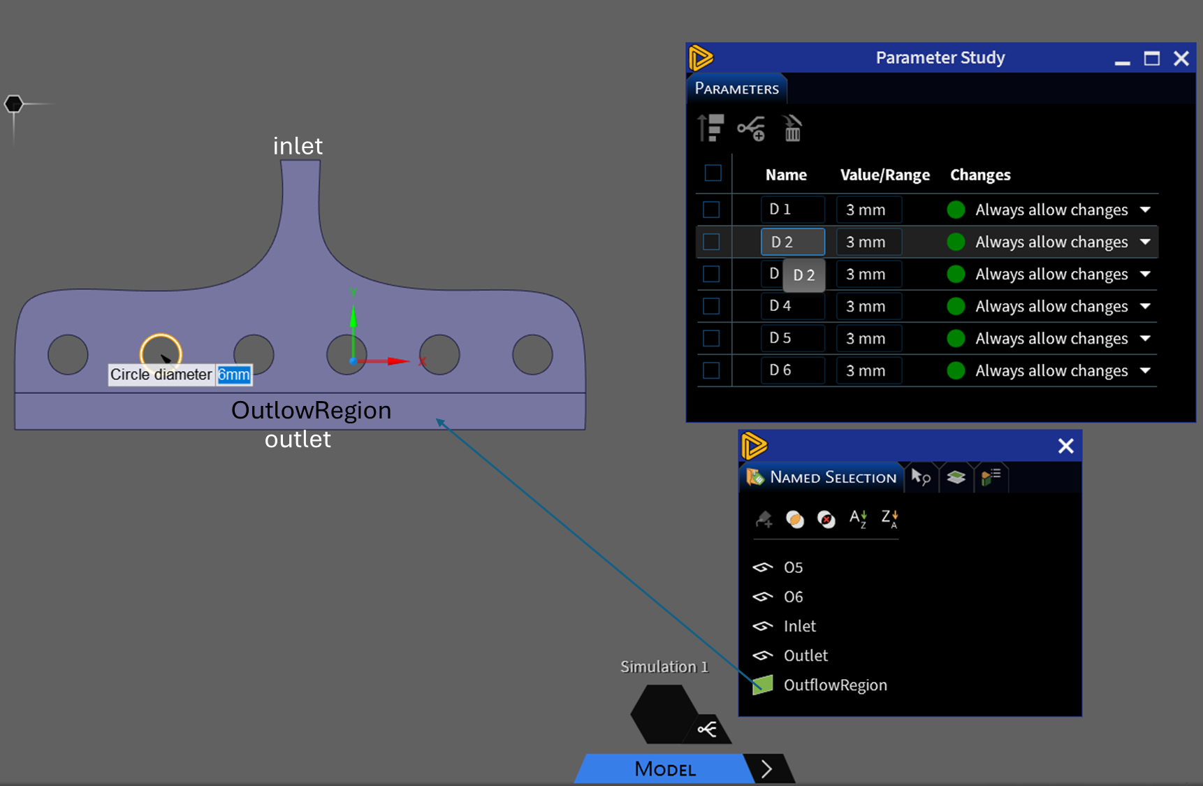 Probabilistic Inference for Bayesian Optimization Application on a 2D Benchmark Case
