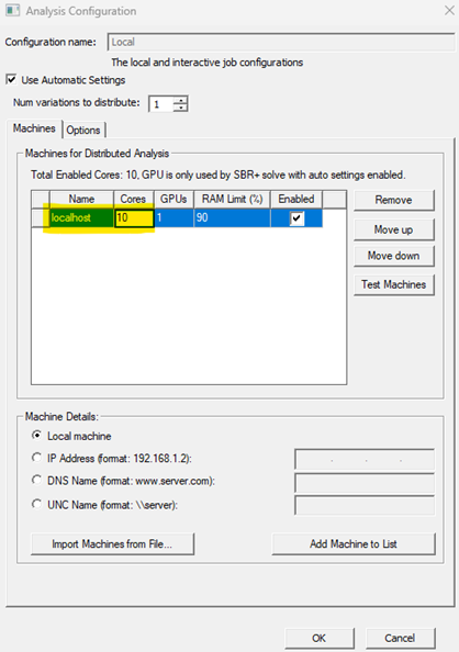 Enabling Additional CPU Cores and GPU in Ansys Electronics Desktop