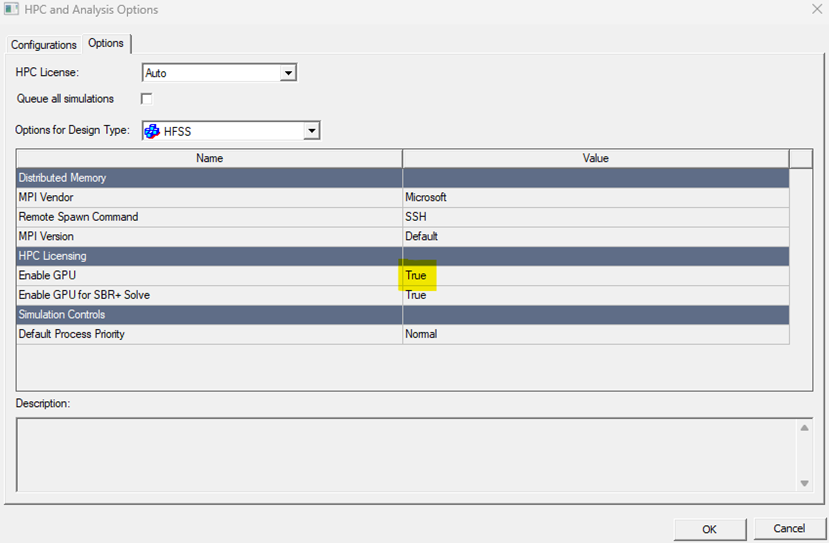 Enabling Additional CPU Cores and GPU in Ansys Electronics Desktop