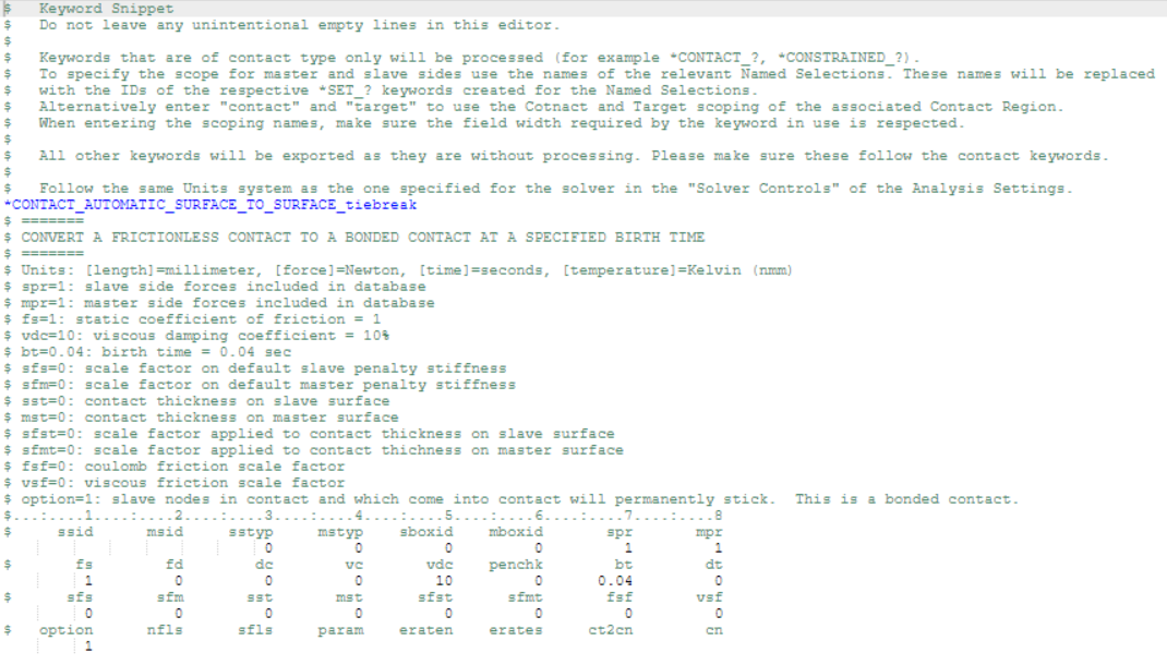 Structural Preloading Followed By Dynamic Impact In Workbench Ls Dyna