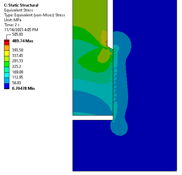 Reduce Analysis Effort by Modeling a Bolt Threaded Connected using ...