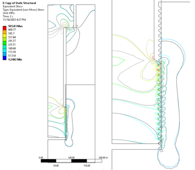 Reduce Analysis Effort by Modeling a Bolt Threaded Connected using ...