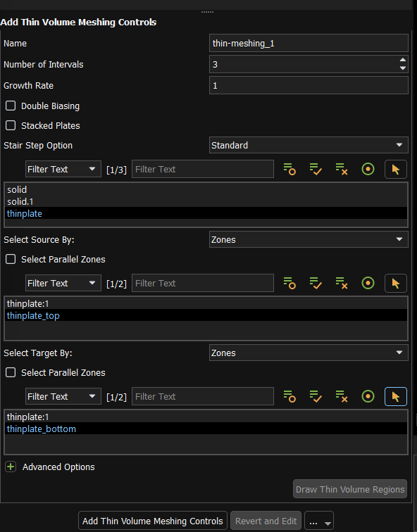 Using the Thin Mesh Features in Fluent Meshing