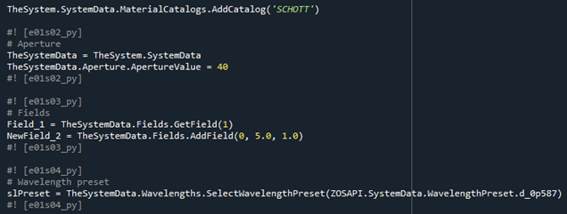 Standalone Application Of Zemax Api With Python