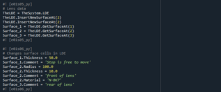 Standalone Application of Zemax API with Python