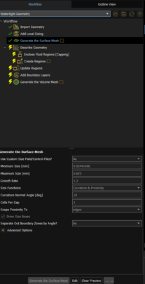 Using the Thin Mesh Features in Fluent Meshing