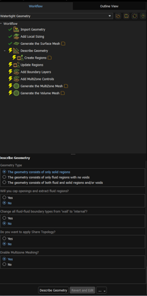 Using the Thin Mesh Features in Fluent Meshing