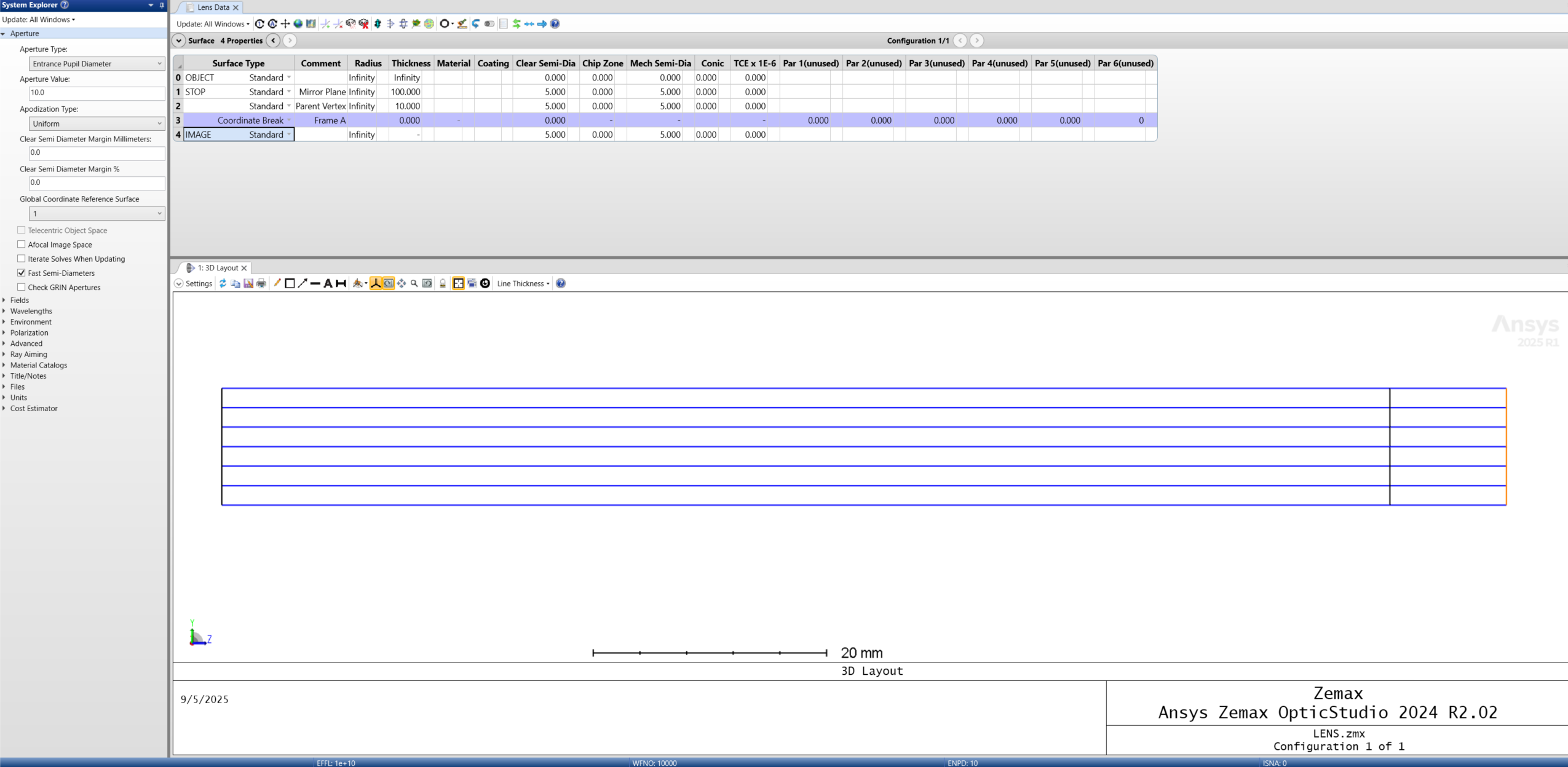 Zemax OpticStudio: Advanced Coordinate Breaks: Pivot Point Sequential